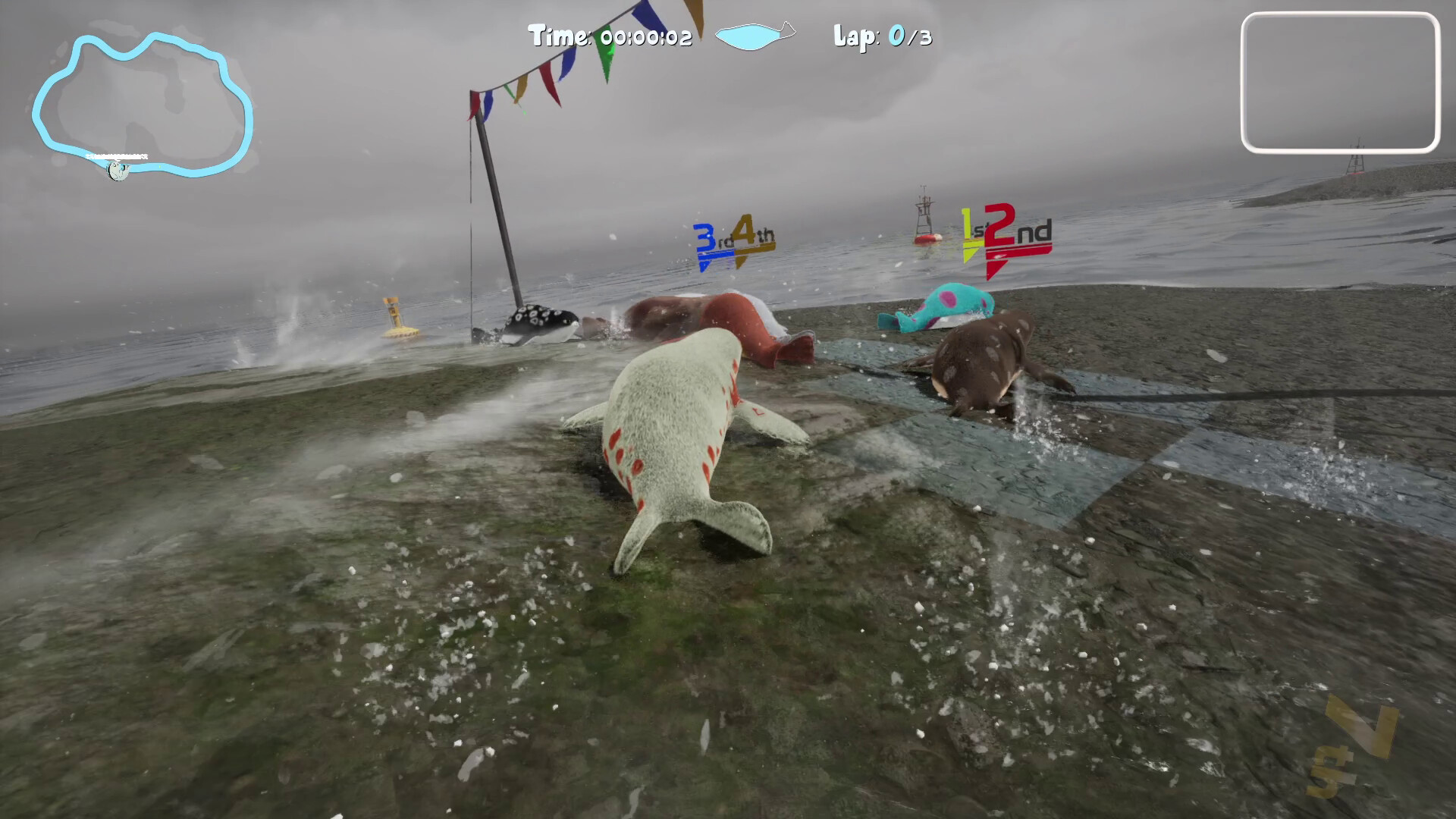 Ingyenes a szupervicces játék, amiben fókákkal Mario Kartozunk